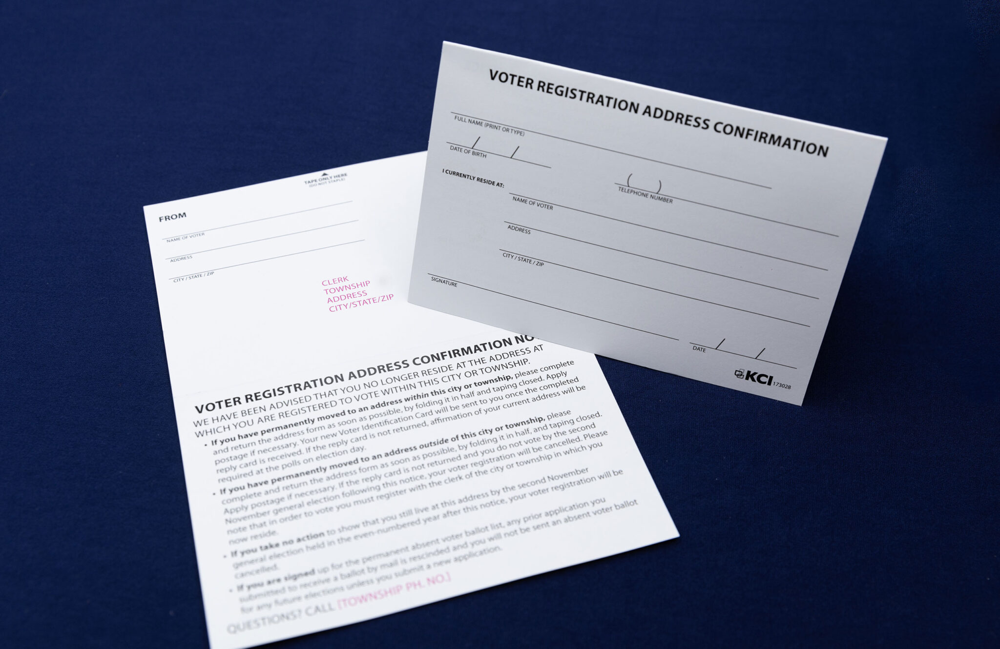 Confirmation Cards - Kent Communications, Inc.